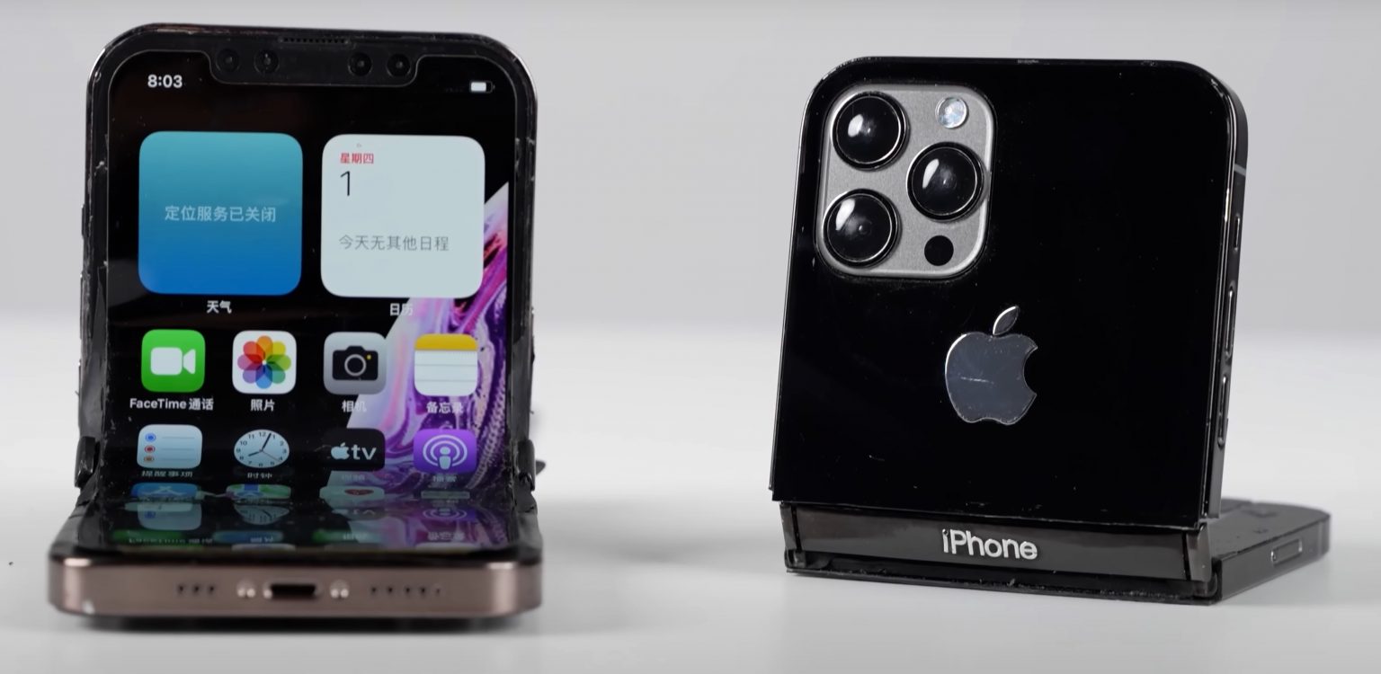 Un YouTuber se fabrica un iPhone que se dobla él mismo, ¡y funciona ...